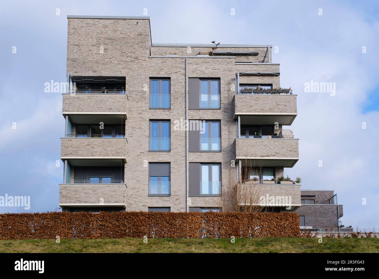 Modern multi-family house at Luenen Stock Photo - Alamy