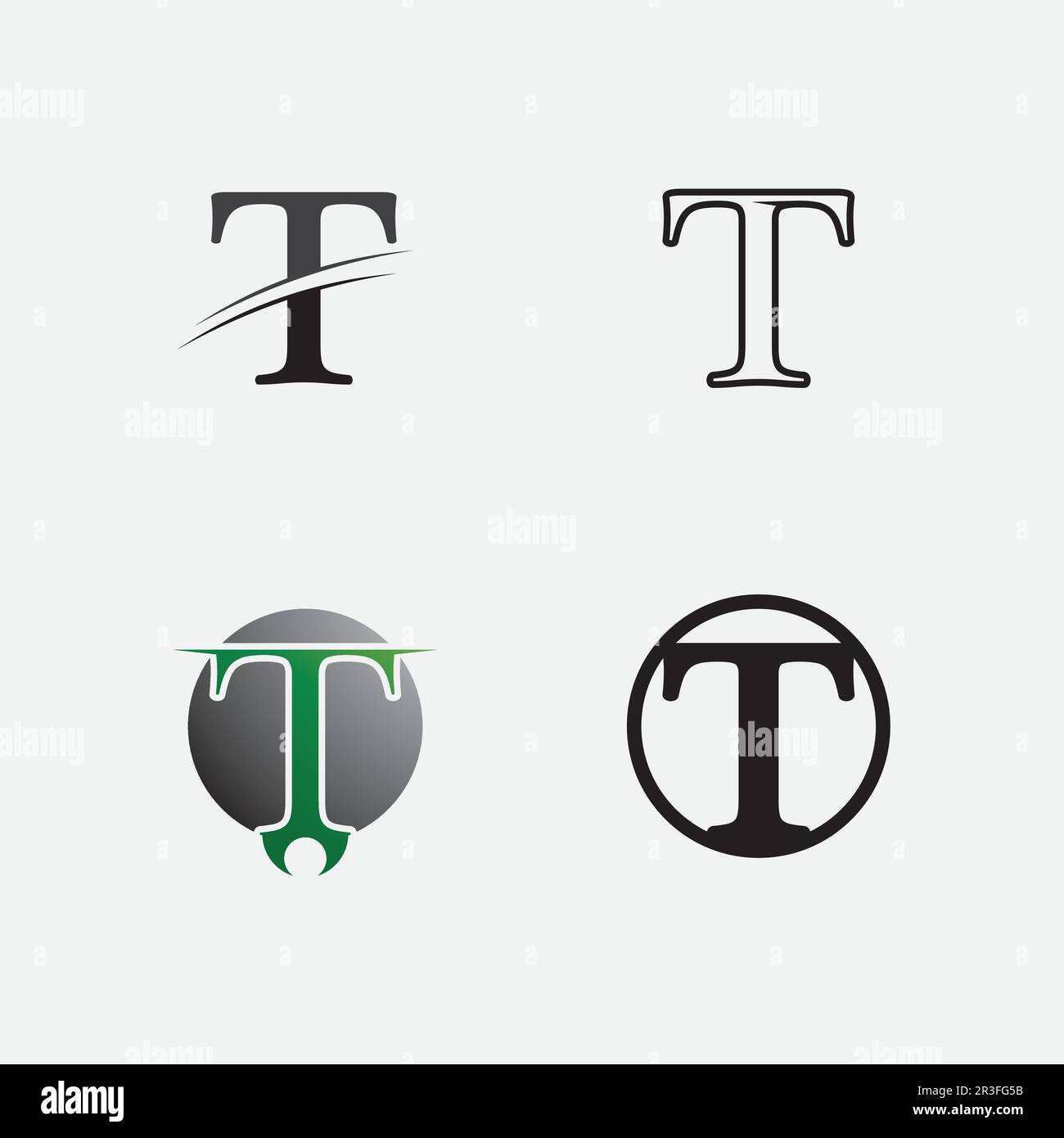 T letter, T logo vector font alphabet design and icon T Stock Vector ...
