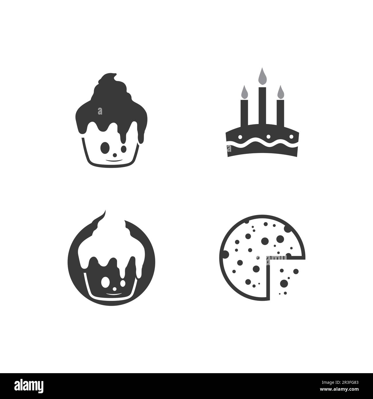 Cakes and Bakery icon logo design food vector bread vector, and symbol ...