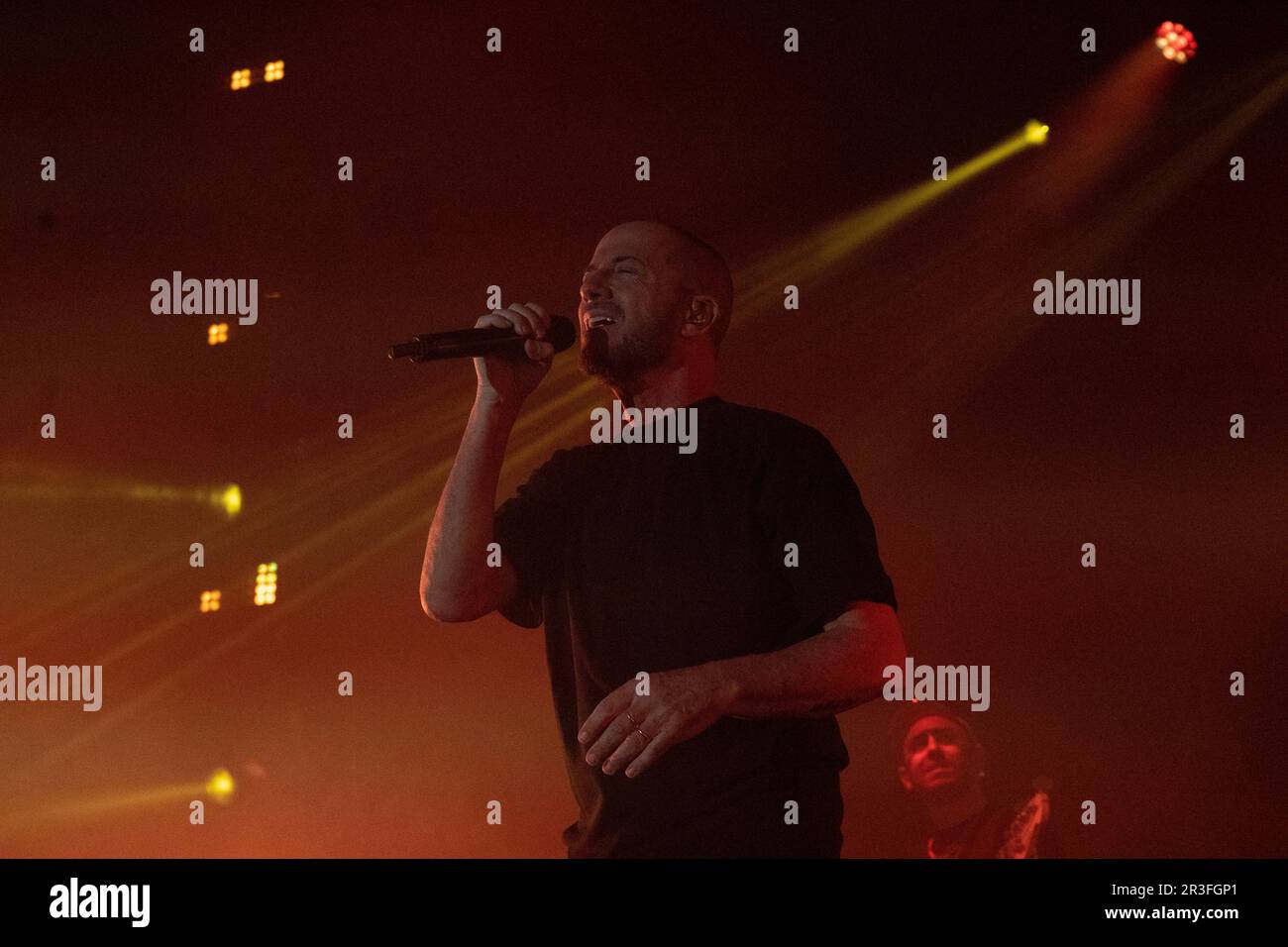Naples, Italy. 23rd May, 2023. The Italian singer Raf performs live at ...
