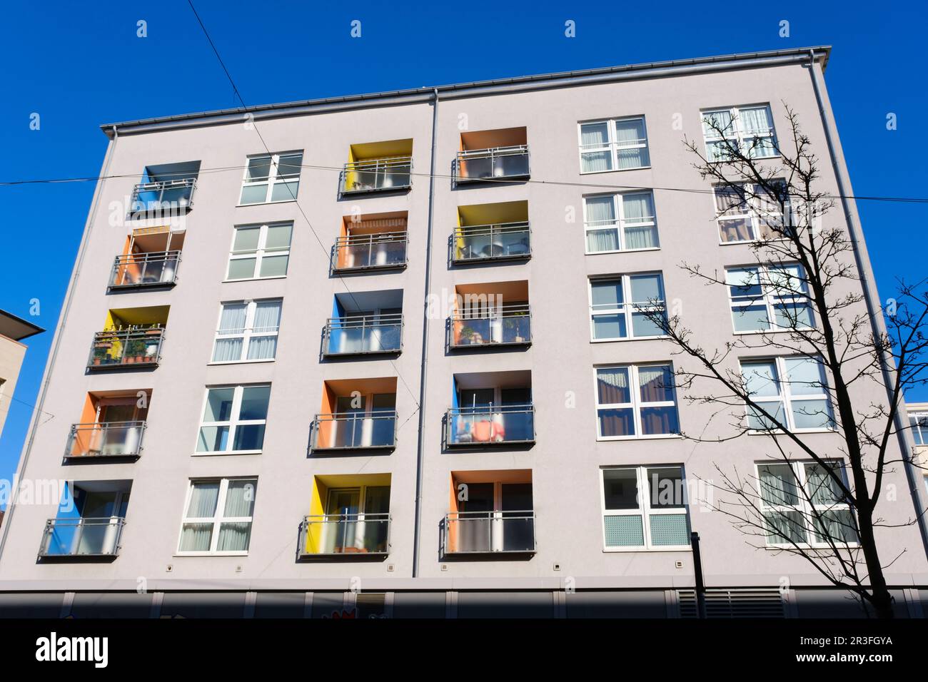 Block of flats balcony hi-res stock photography and images - Alamy