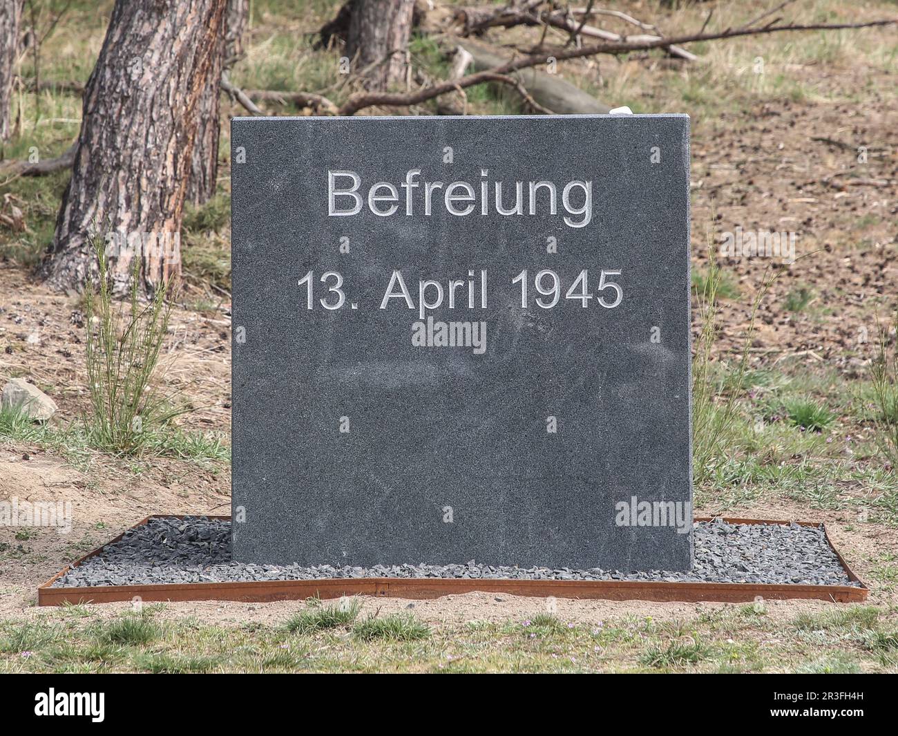 Memorial stone for the stranded train with 2.500 Jewish prisoners in ...