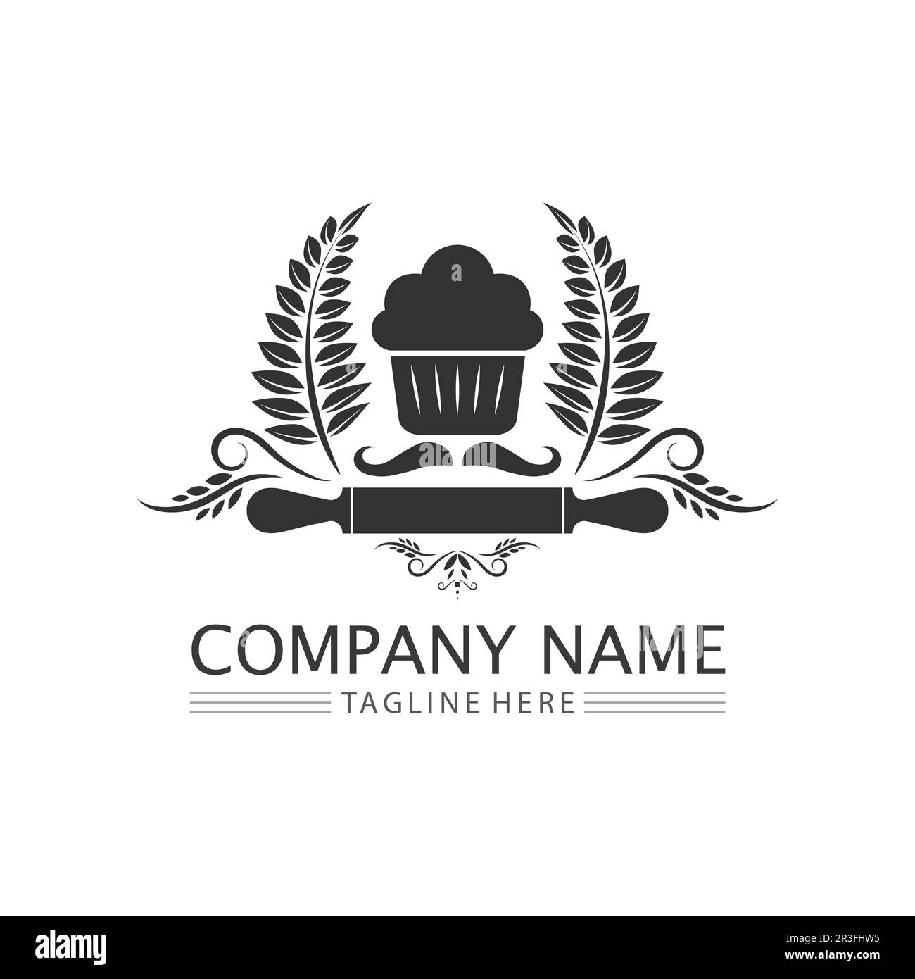 Cakes and Bakery icon logo design food vector bread vector, and symbol ...