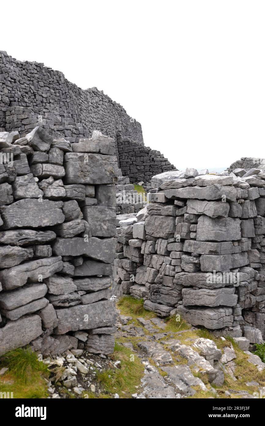 Dun Aengus - a hill fort on the island of Inishmore in Ireland Stock ...