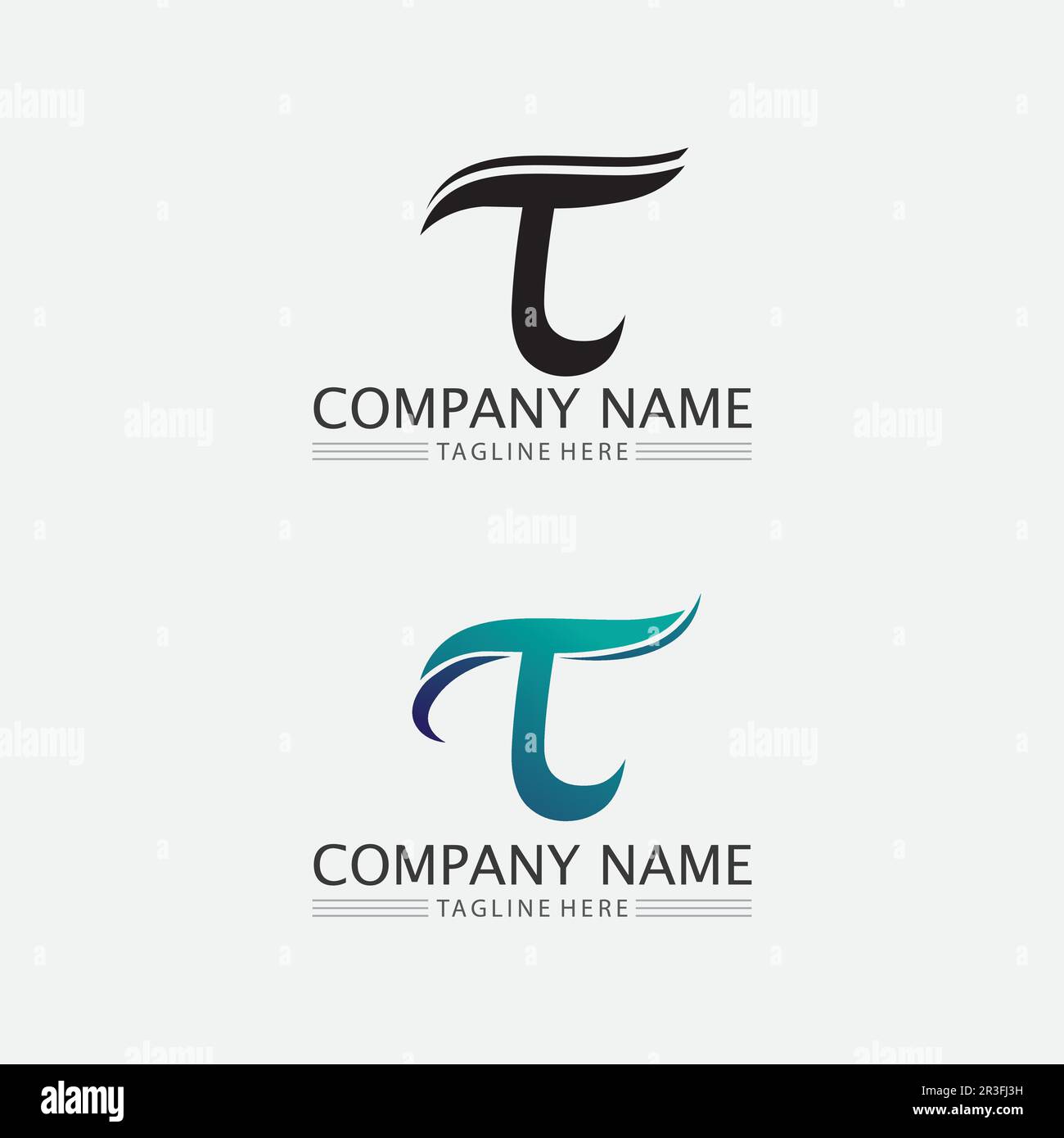 T letter, T logo vector font alphabet design and icon T Stock Vector ...