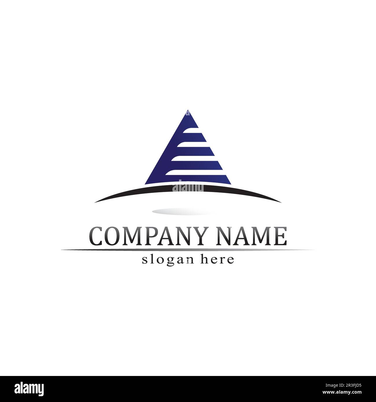 triangle pyramid logo design and vector symbol egyptian and logo ...
