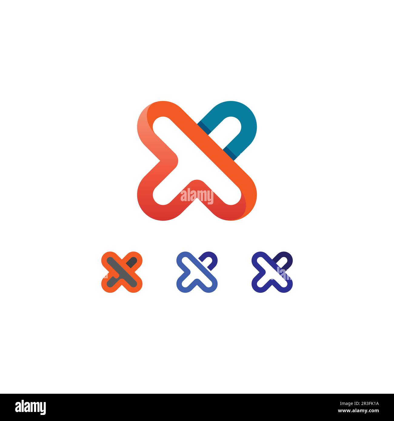 X logo and Letter X vector, Logo Template, Illustration Design vector ...