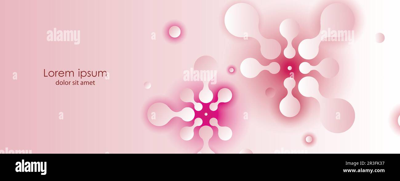 Vector molecules creative template. Connect design template. Shapes ...