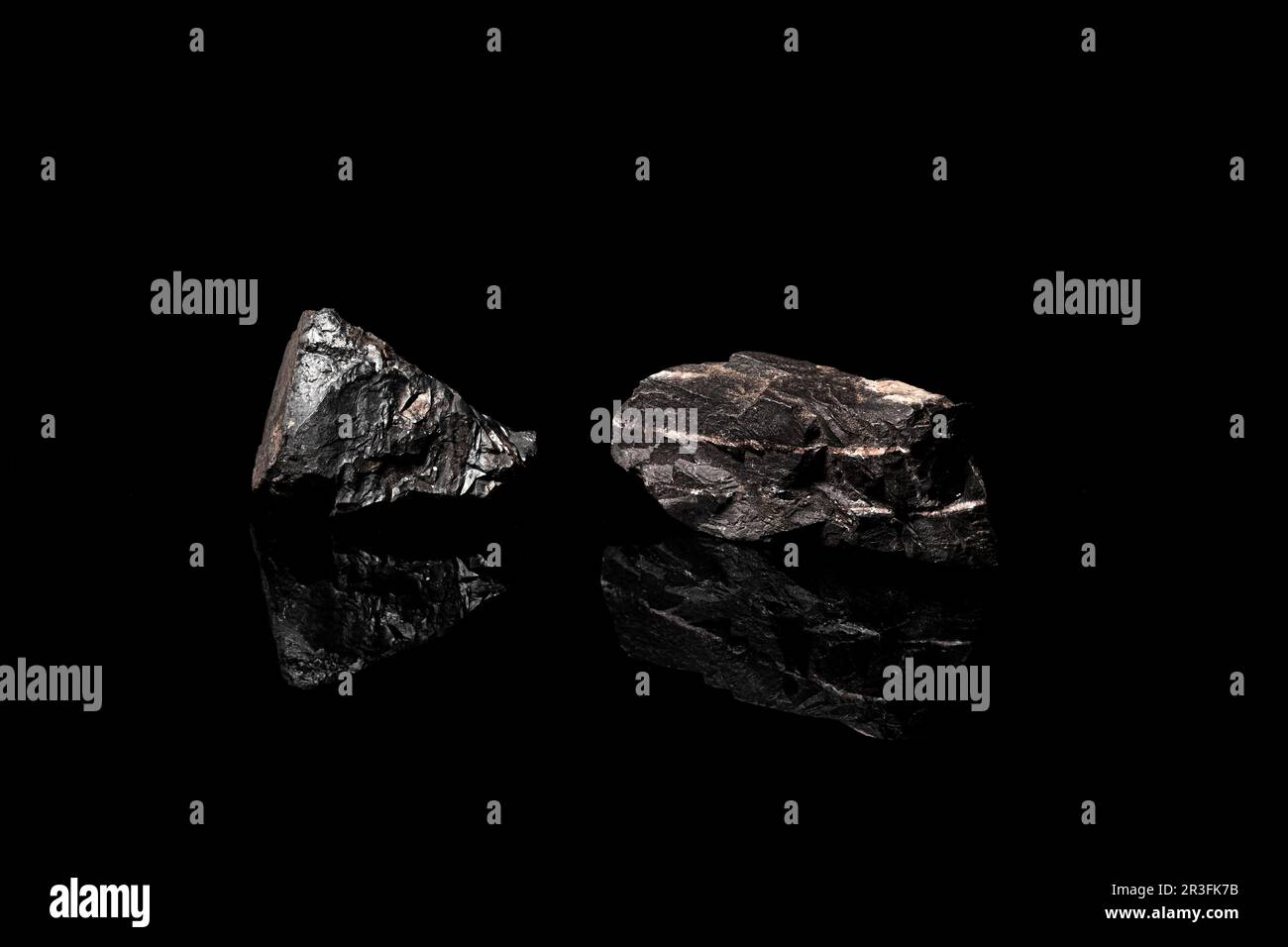 Macro Close up image of raw material Manganese Ore rock isolated Stock ...