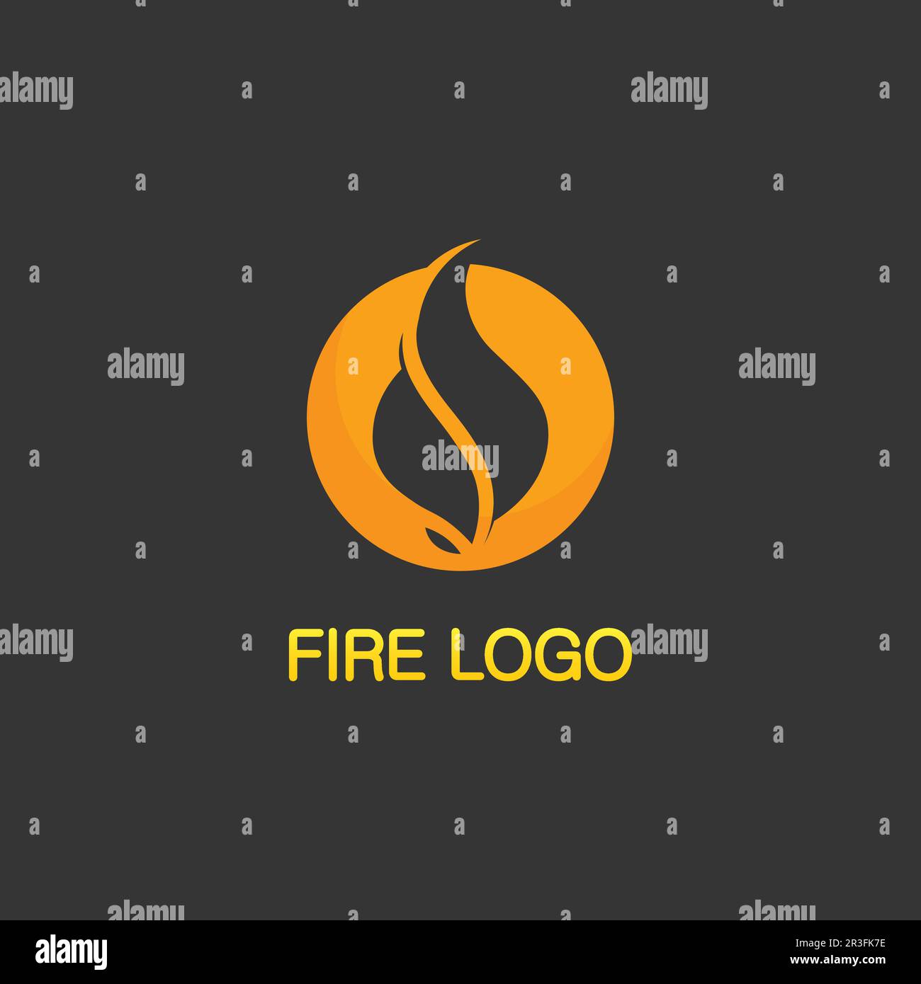 fire logo and icon, hot flaming element Vector flame illustration ...