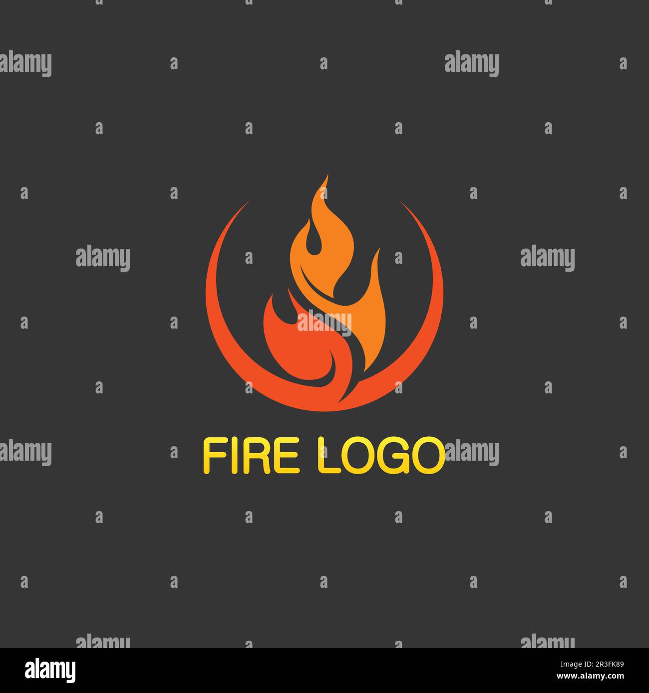 fire logo and icon, hot flaming element Vector flame illustration ...