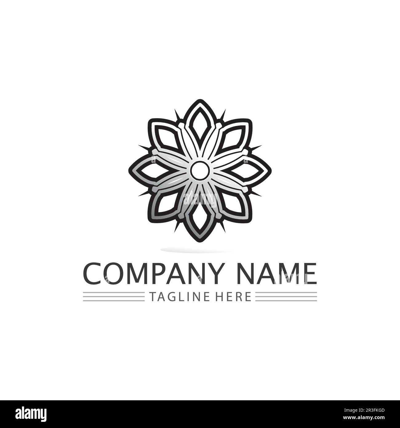 flower vector icon design template illustration Stock Vector Image ...