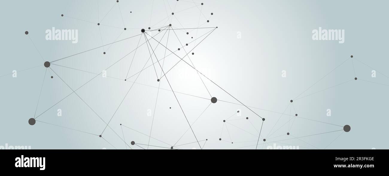 Molecular business concept. Digital vector geometric research ...