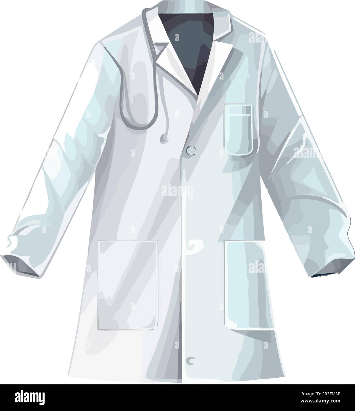 Doctor coat uniform Stock Vector Image & Art - Alamy