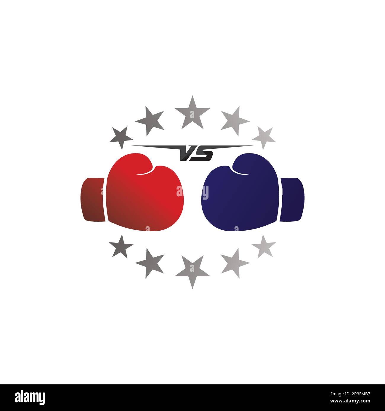 Boxing icon set and boxer design illustration symbol of fighter Stock ...