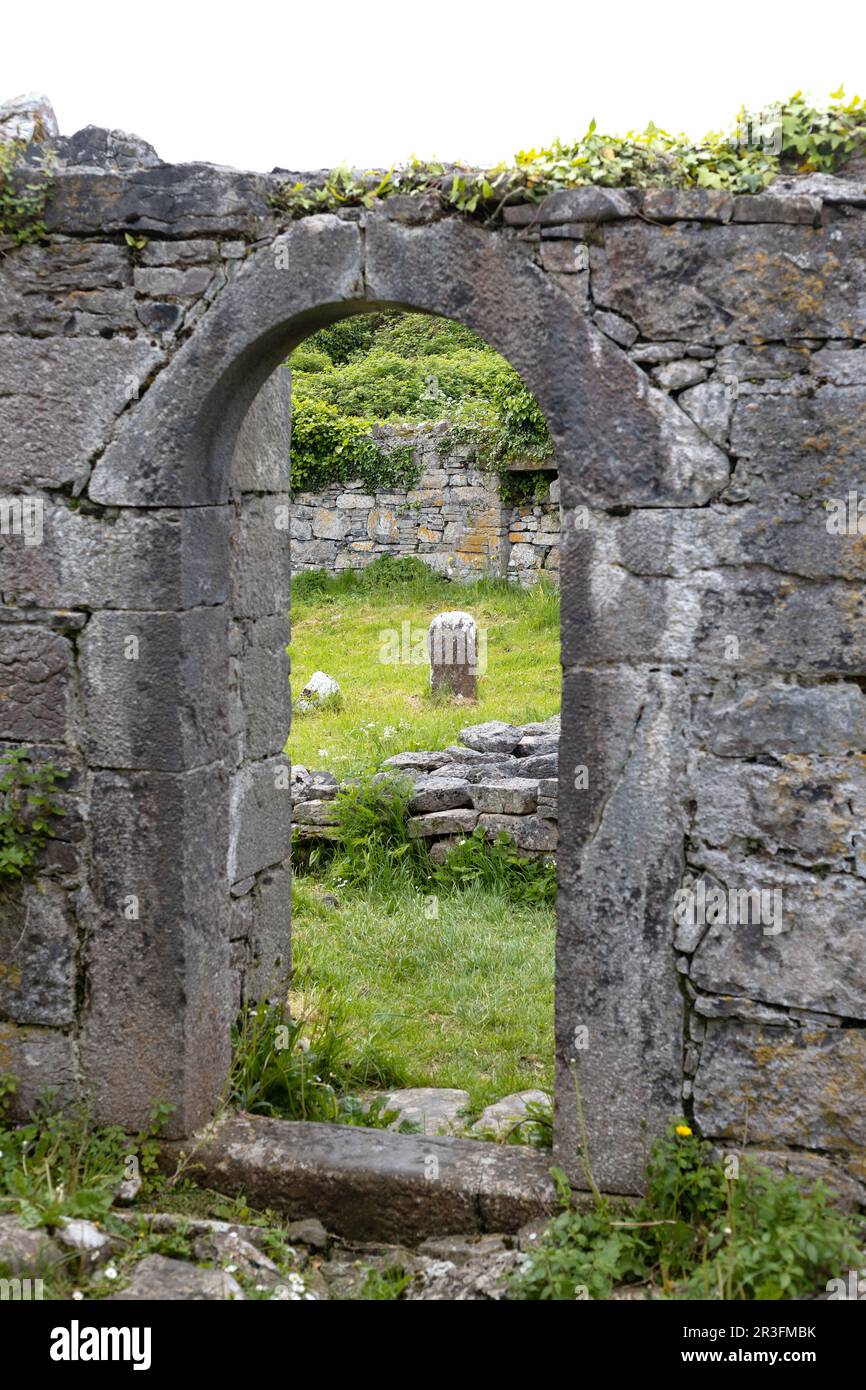 Ruins of The Seven Churches - Na Seacht Teampaill - on Inishmore, one ...