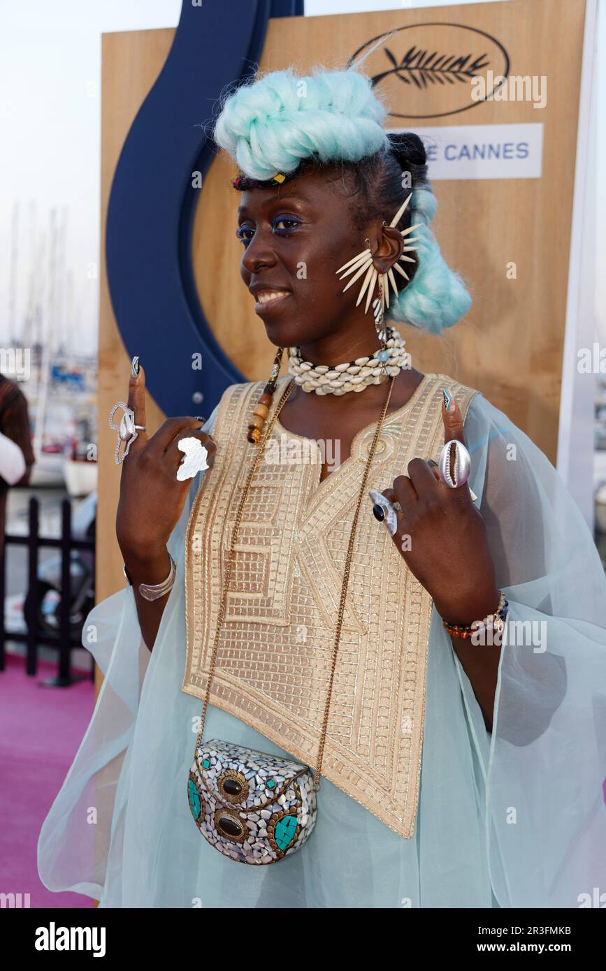 Cannes, France. 23rd May, 2023. Nallah Sangaré attends the BLACK TERROR ...