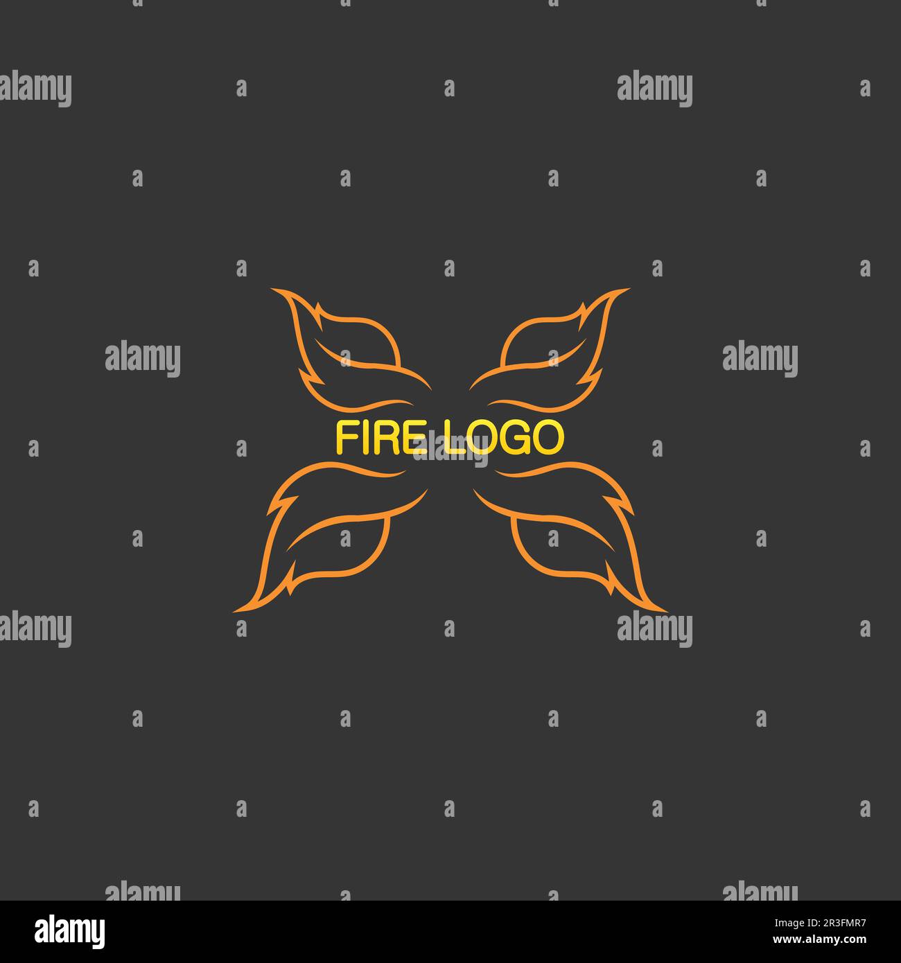 fire logo and icon, hot flaming element Vector flame illustration ...