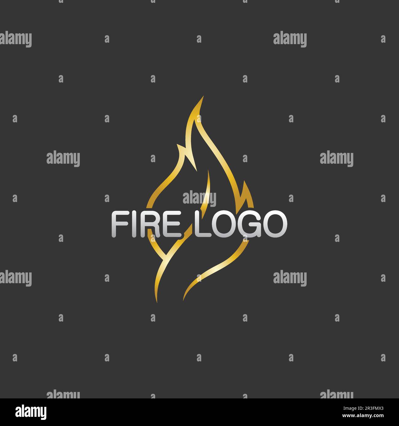 fire logo and icon, hot flaming element Vector flame illustration ...