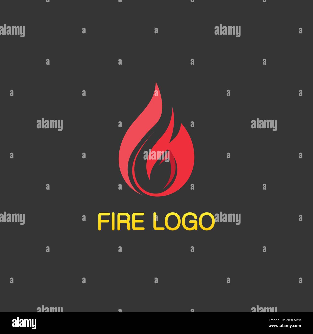 fire logo and icon, hot flaming element Vector flame illustration ...