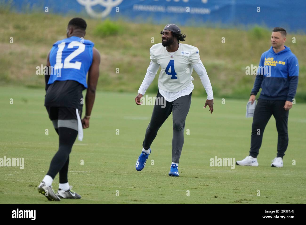 Los Angeles Rams safety Jordan Fuller (4) during the NFL football team ...