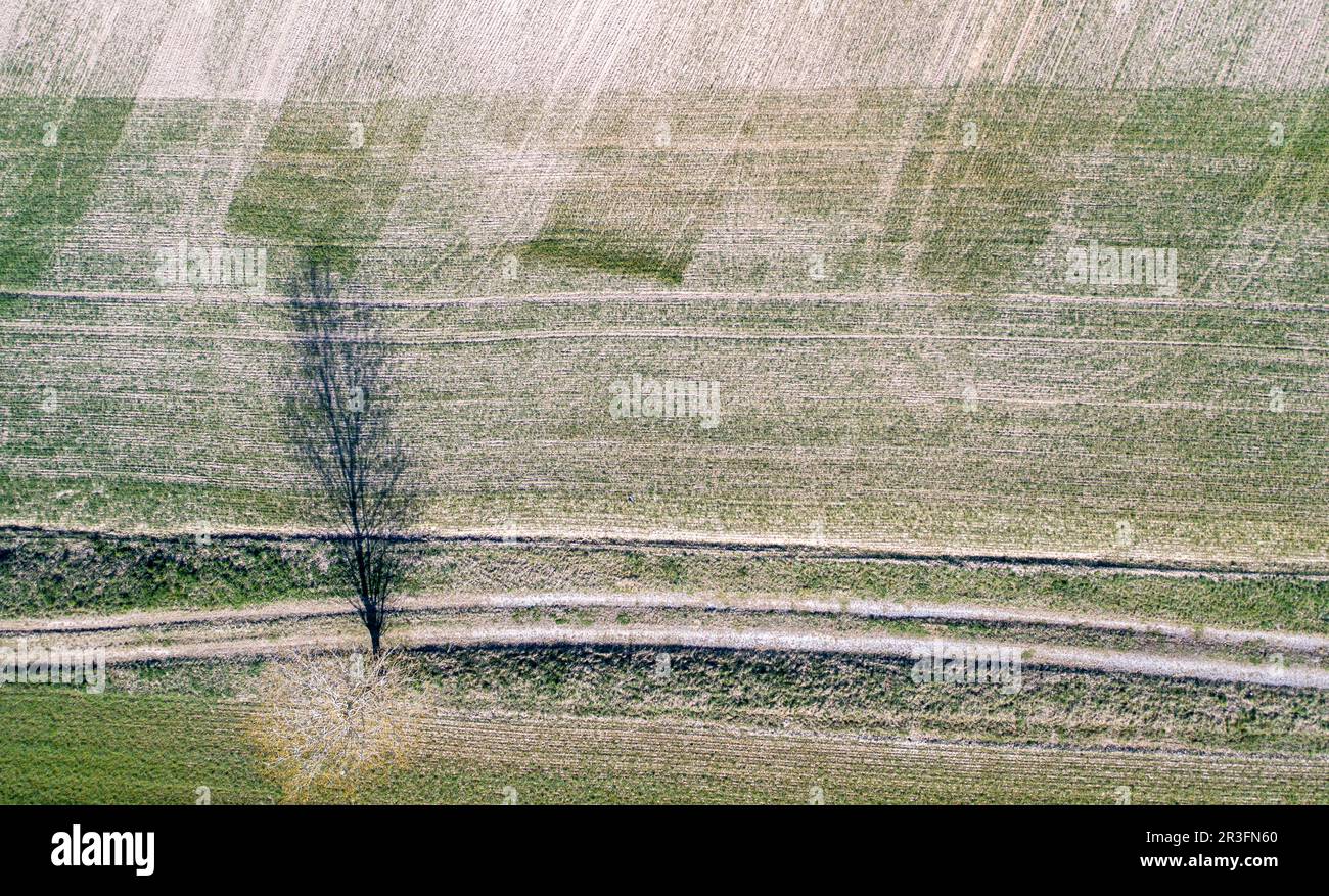 Aerial view field hi-res stock photography and images - Alamy