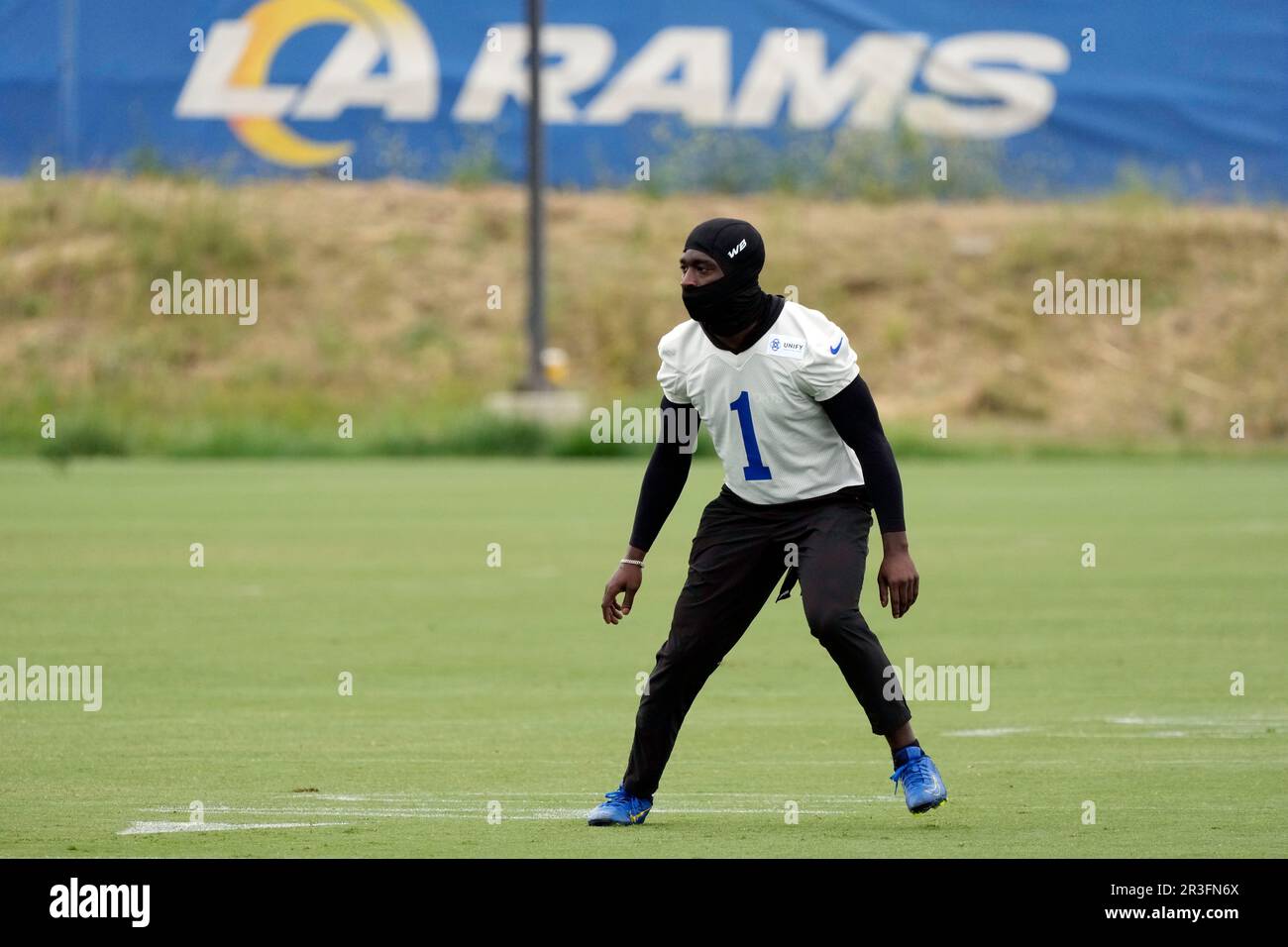 Los Angeles Rams cornerback Derion Kendrick defends during the NFL ...