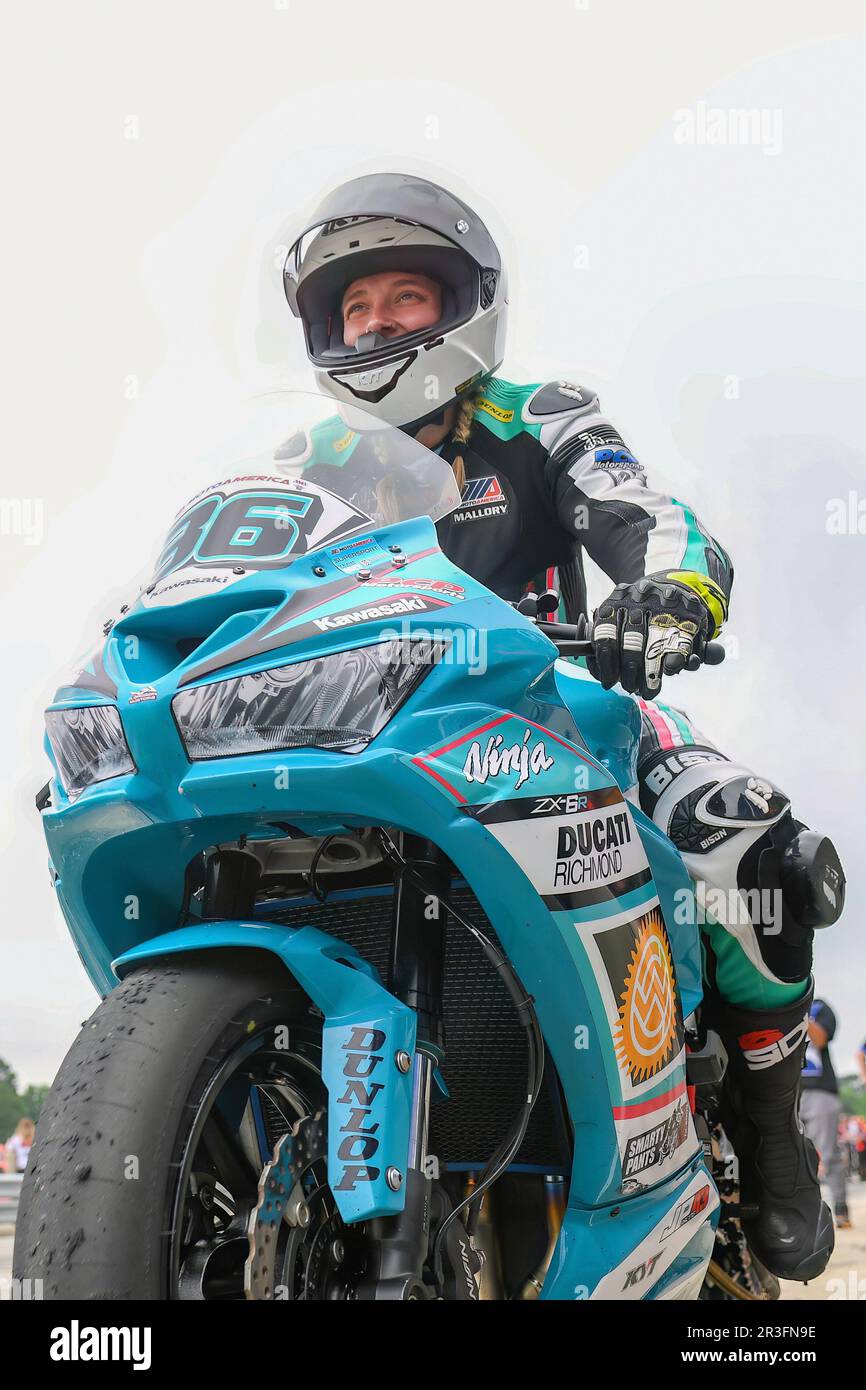 BIRMINGHAM, AL - MAY 20: Mallory Dobbs Racing/Ducati Richmond rider ...