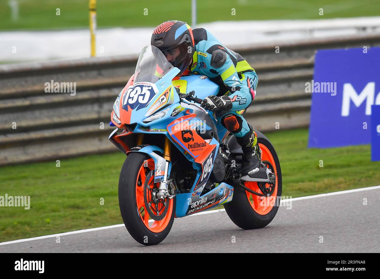 BIRMINGHAM, AL - MAY 20: Unreal Racing rider, Daniel Garver (195), at ...