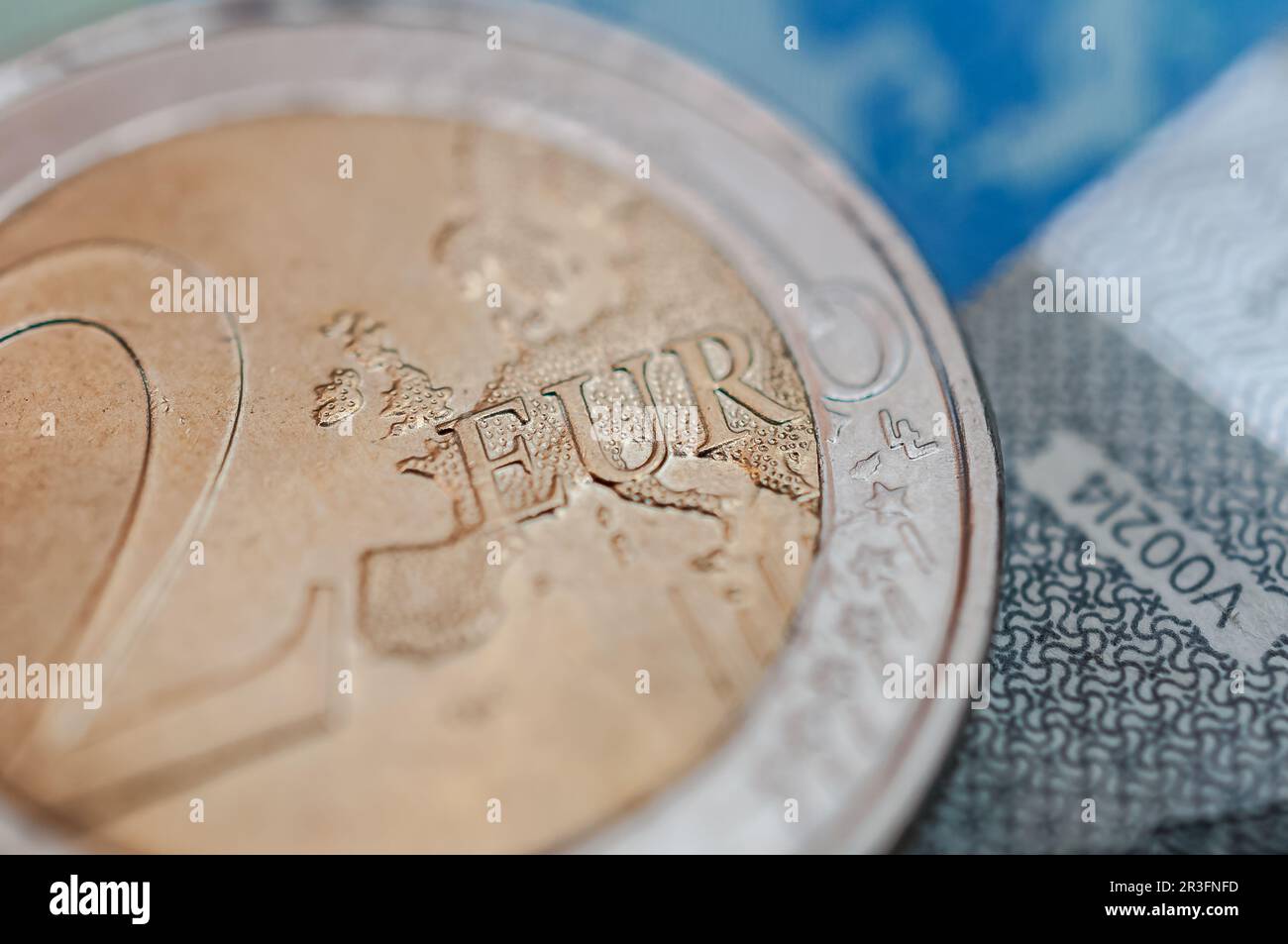 2 euro coins hi-res stock photography and images - Alamy