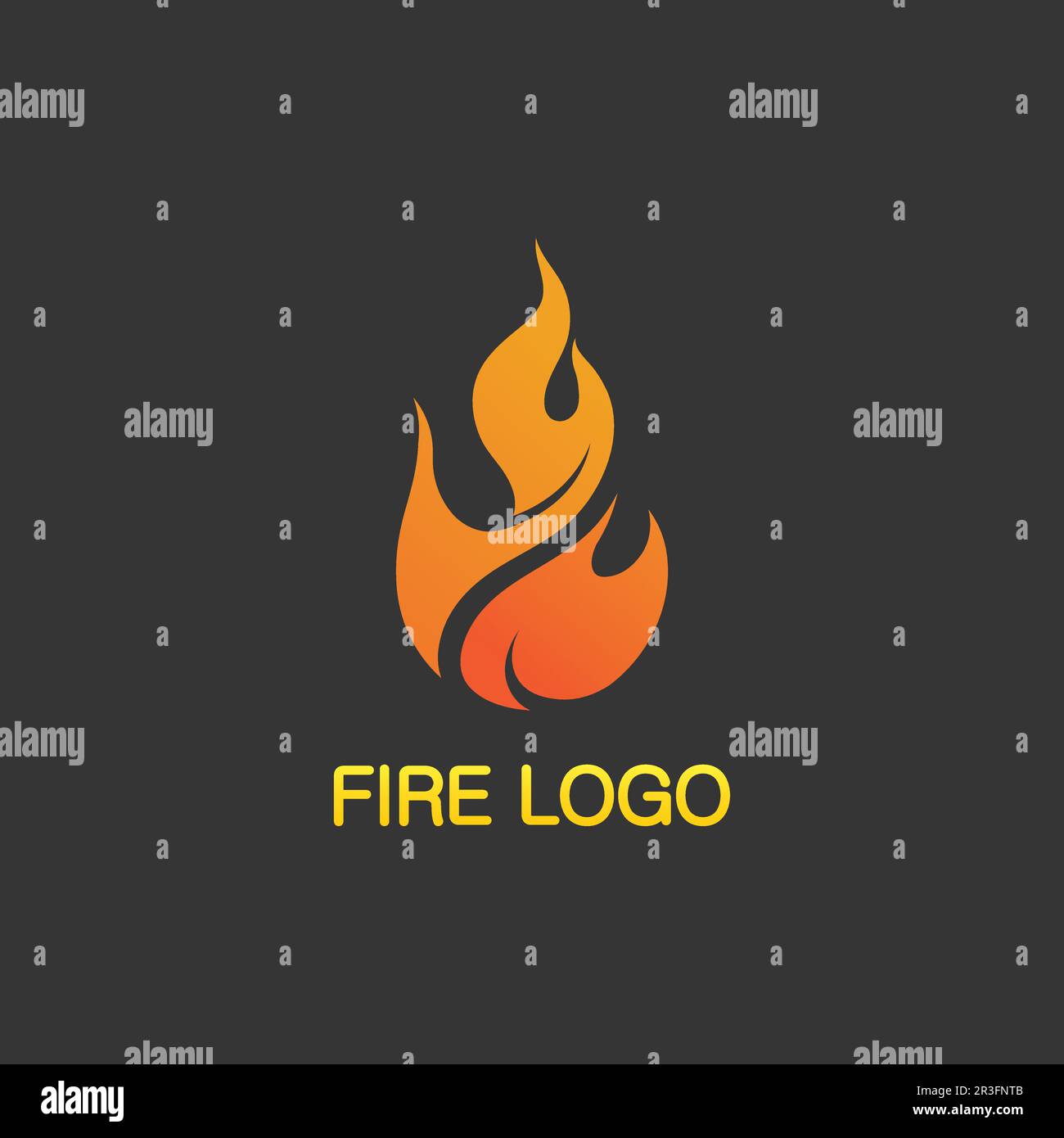 fire logo and icon, hot flaming element Vector flame illustration ...