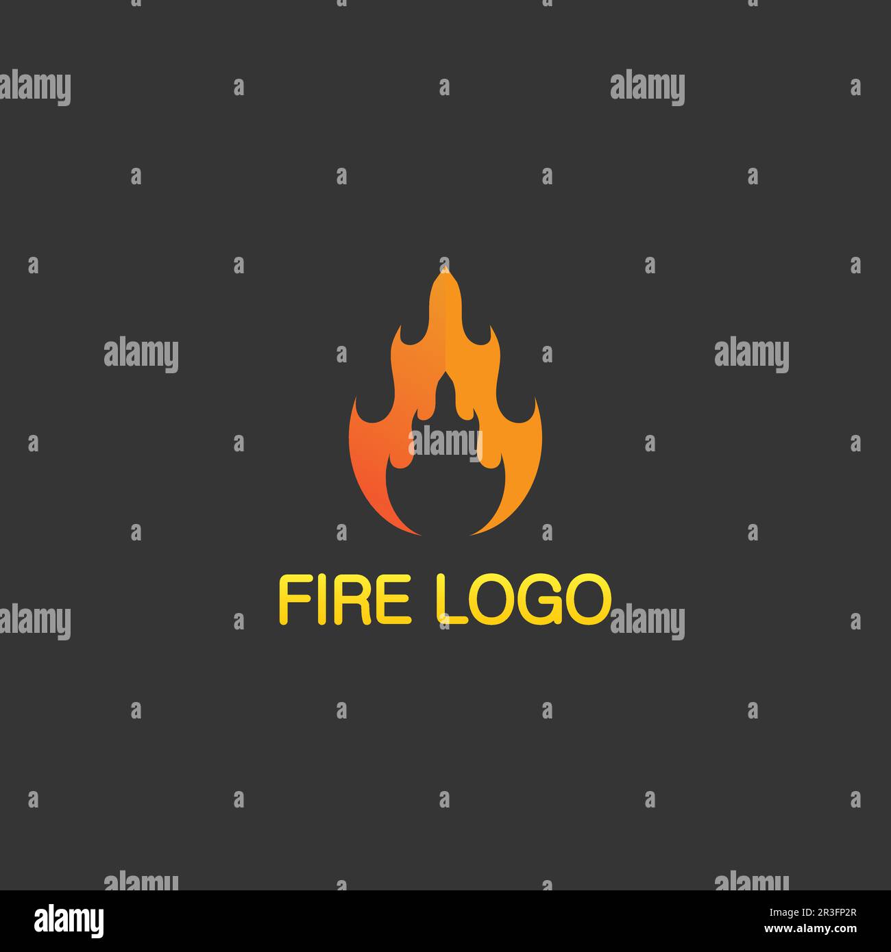 fire logo and icon, hot flaming element Vector flame illustration ...
