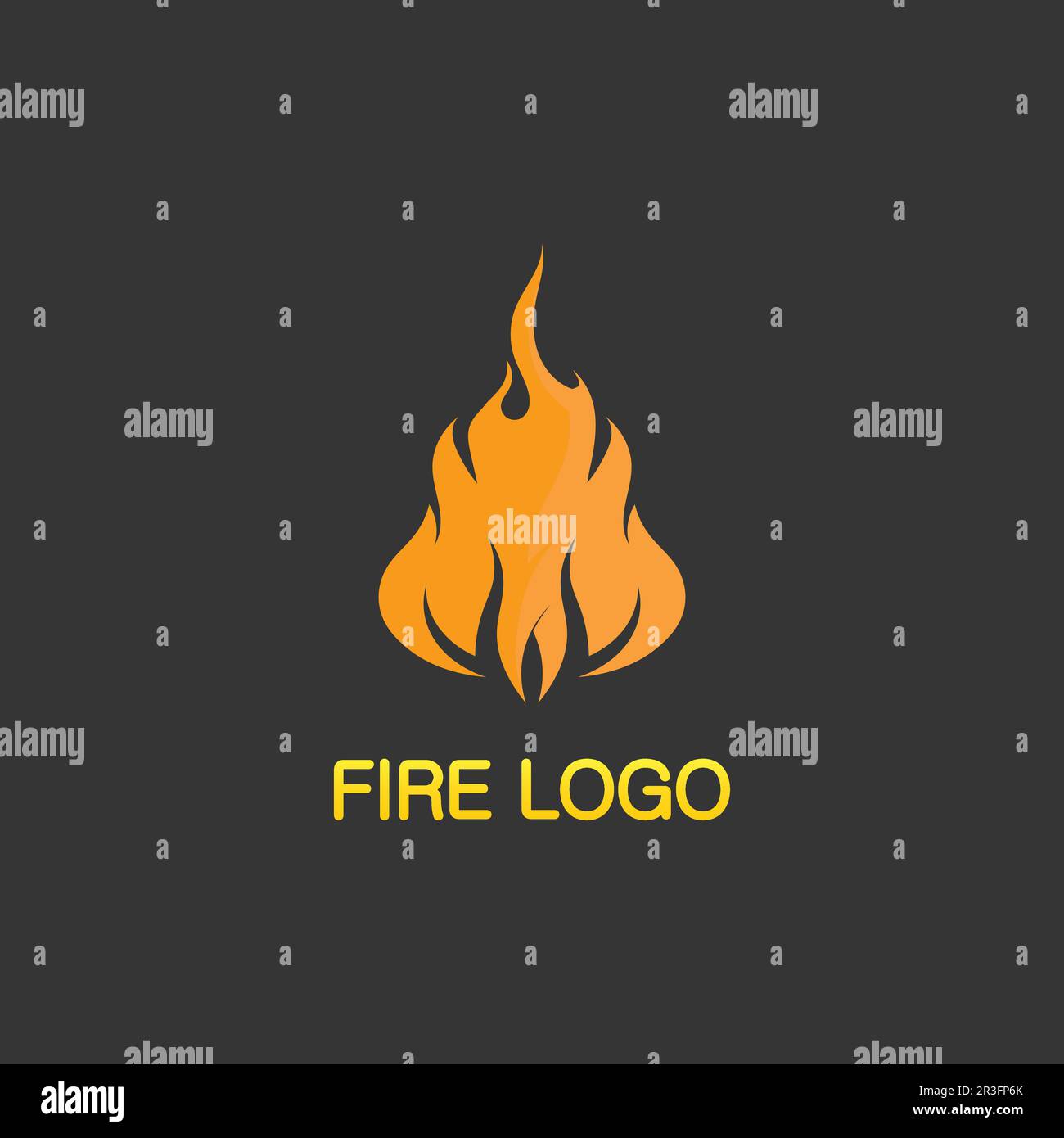 fire logo and icon, hot flaming element Vector flame illustration ...
