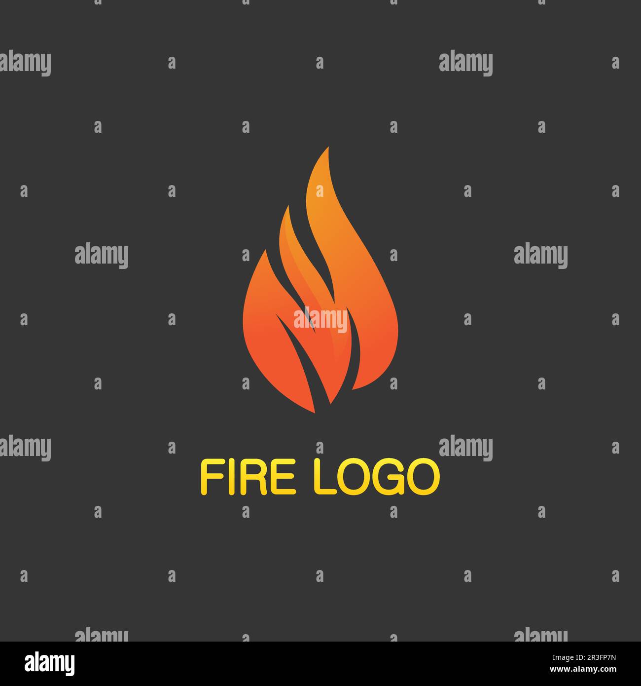 fire logo and icon, hot flaming element Vector flame illustration ...