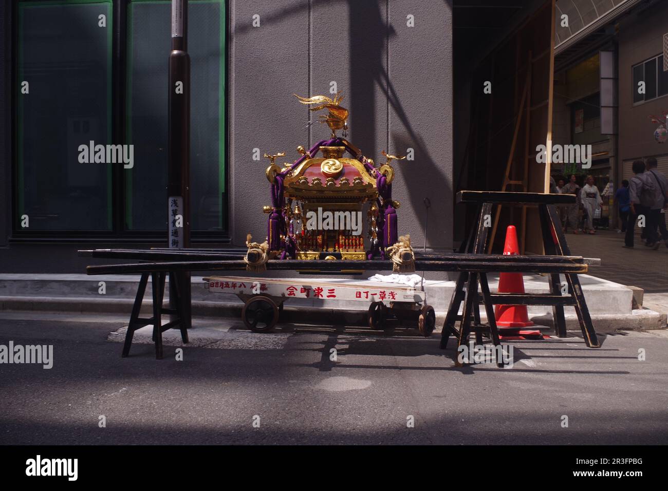 Mikoshi (Portable Shrine) at Sanja Matsuri, Asakusa, Tokyo, Japan Stock ...