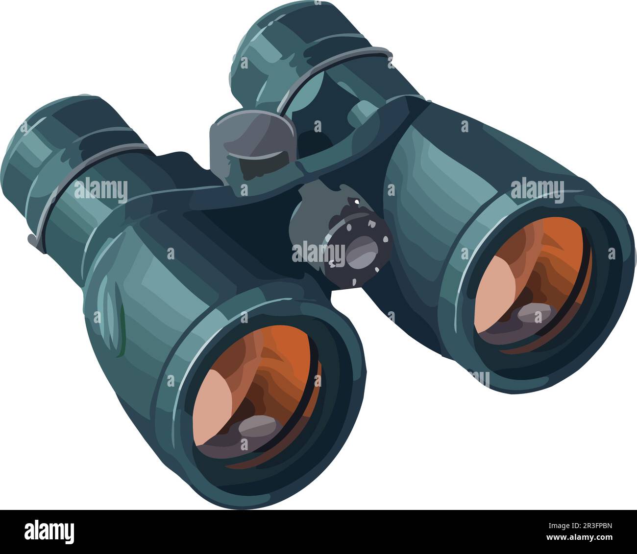 binoculars zoom for discovery Stock Vector Image & Art - Alamy