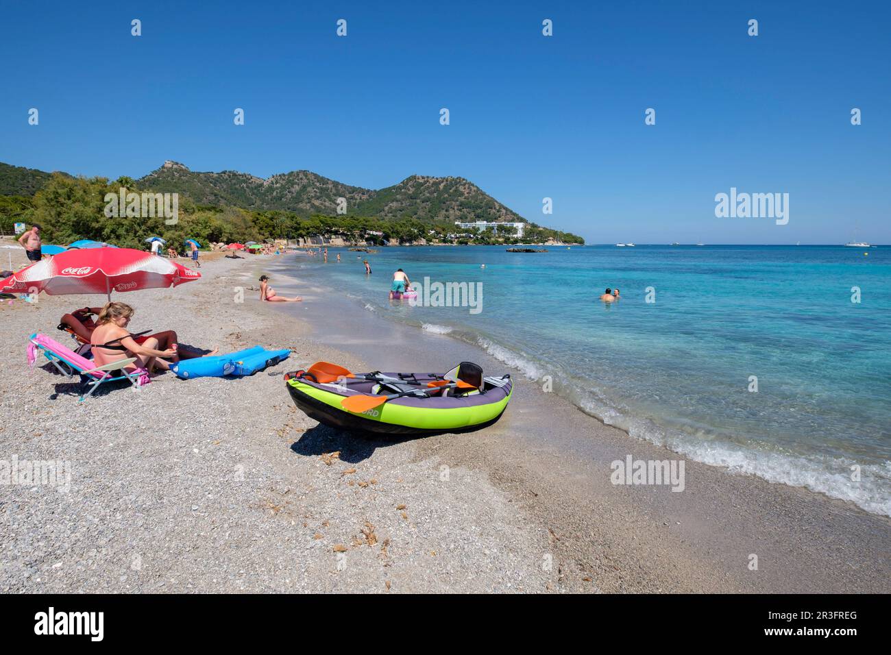 playa de Es Ribell, Cala sa Marjal, Costa de los Pinos, Son Servera ...