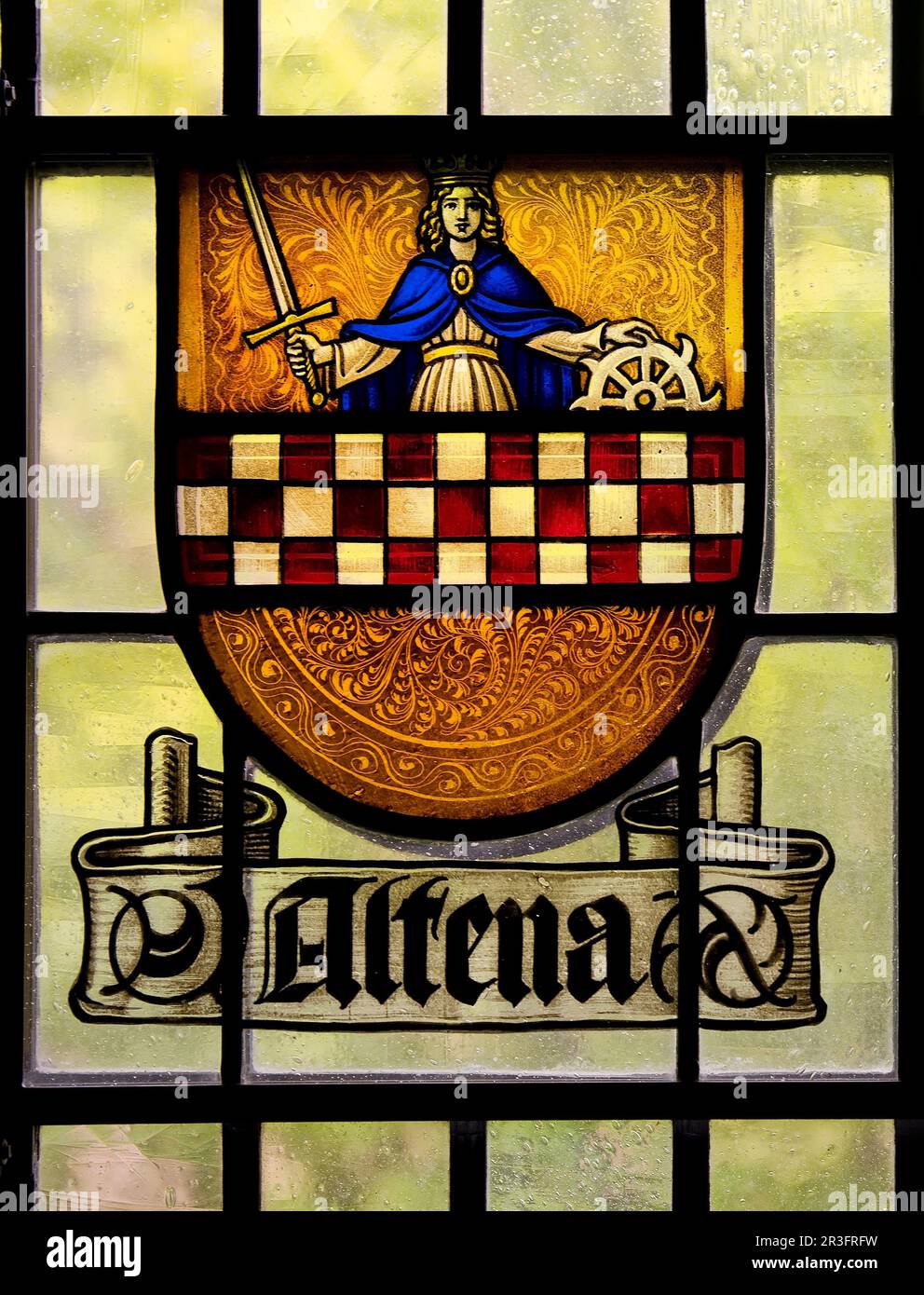 Historical coat of arms of Altena, Castle Museum, Altena Castle, Altena ...