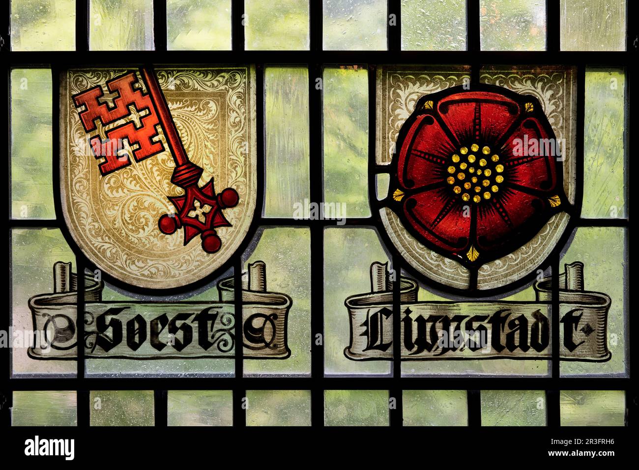 Historical coat of arms of Soest and Lippstadt, Altena Castle, Altena ...