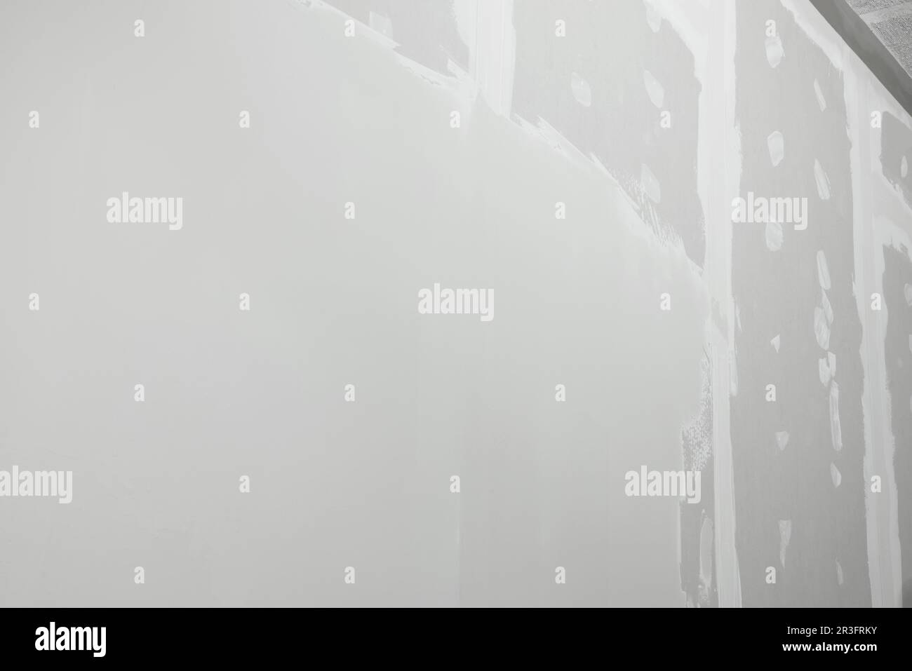 Wall covered with plaster as background, closeup Stock Photo - Alamy