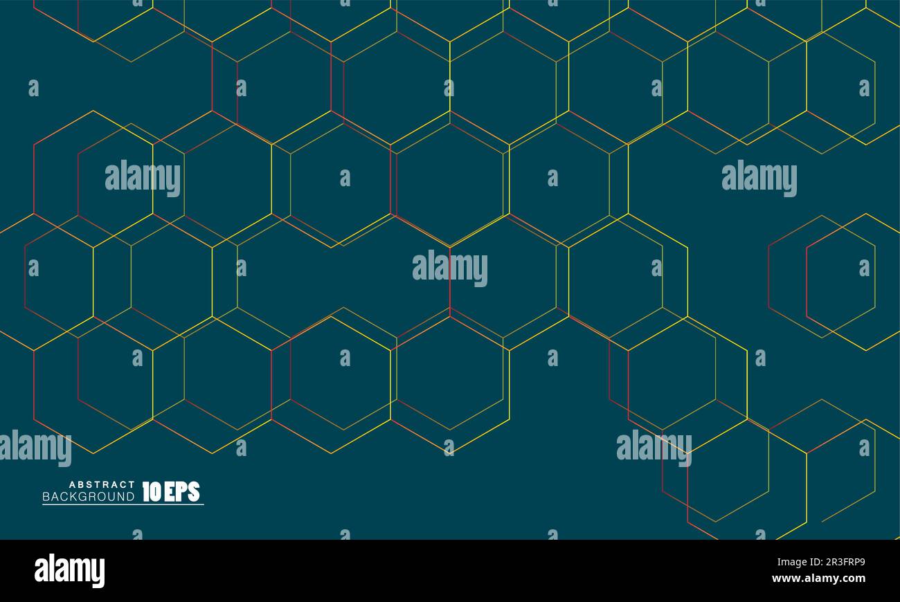 Abstract hexagonal background. Digital vector design. Modern medical ...