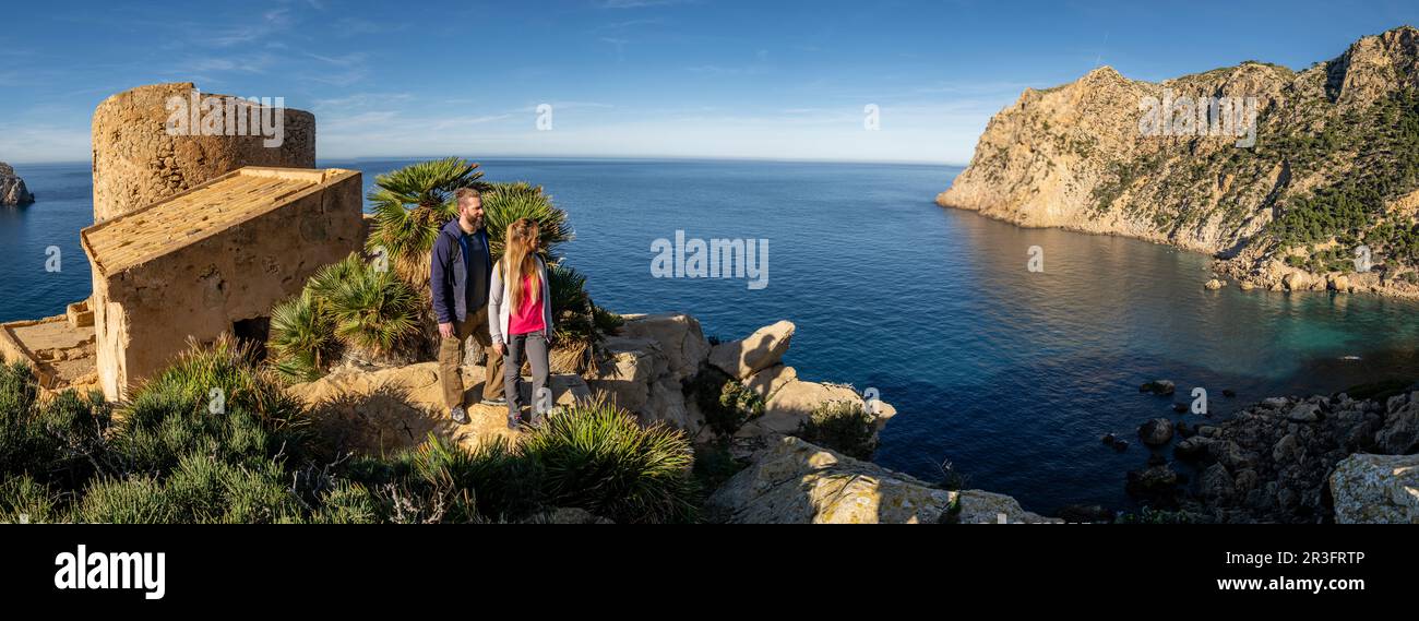 Cala en Basset Tower, 16th century, Andratx, Mallorca, Balearic Islands ...