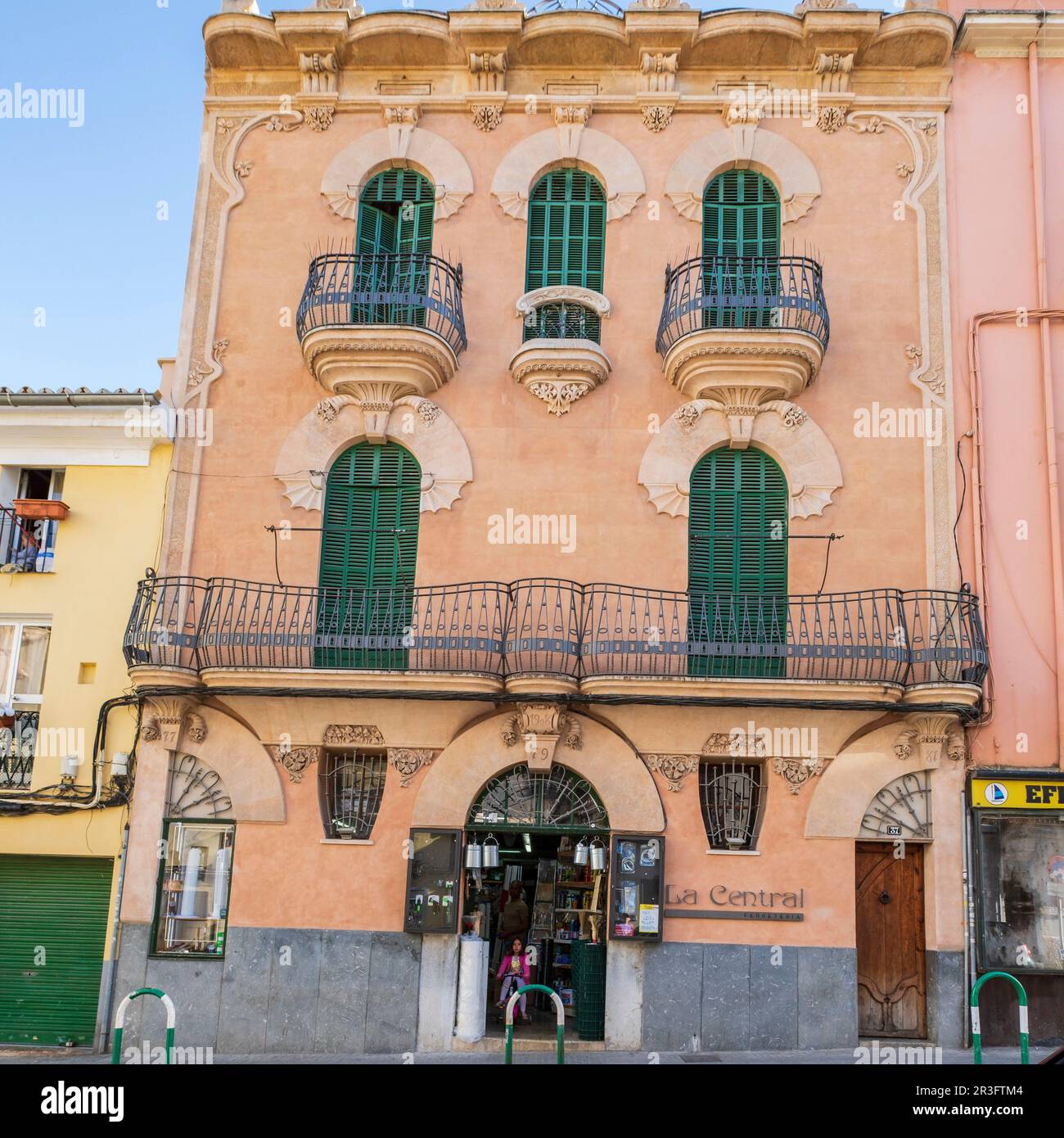 La Central, 1908, casa modernista, Palma, Mallorca, balearic islands ...