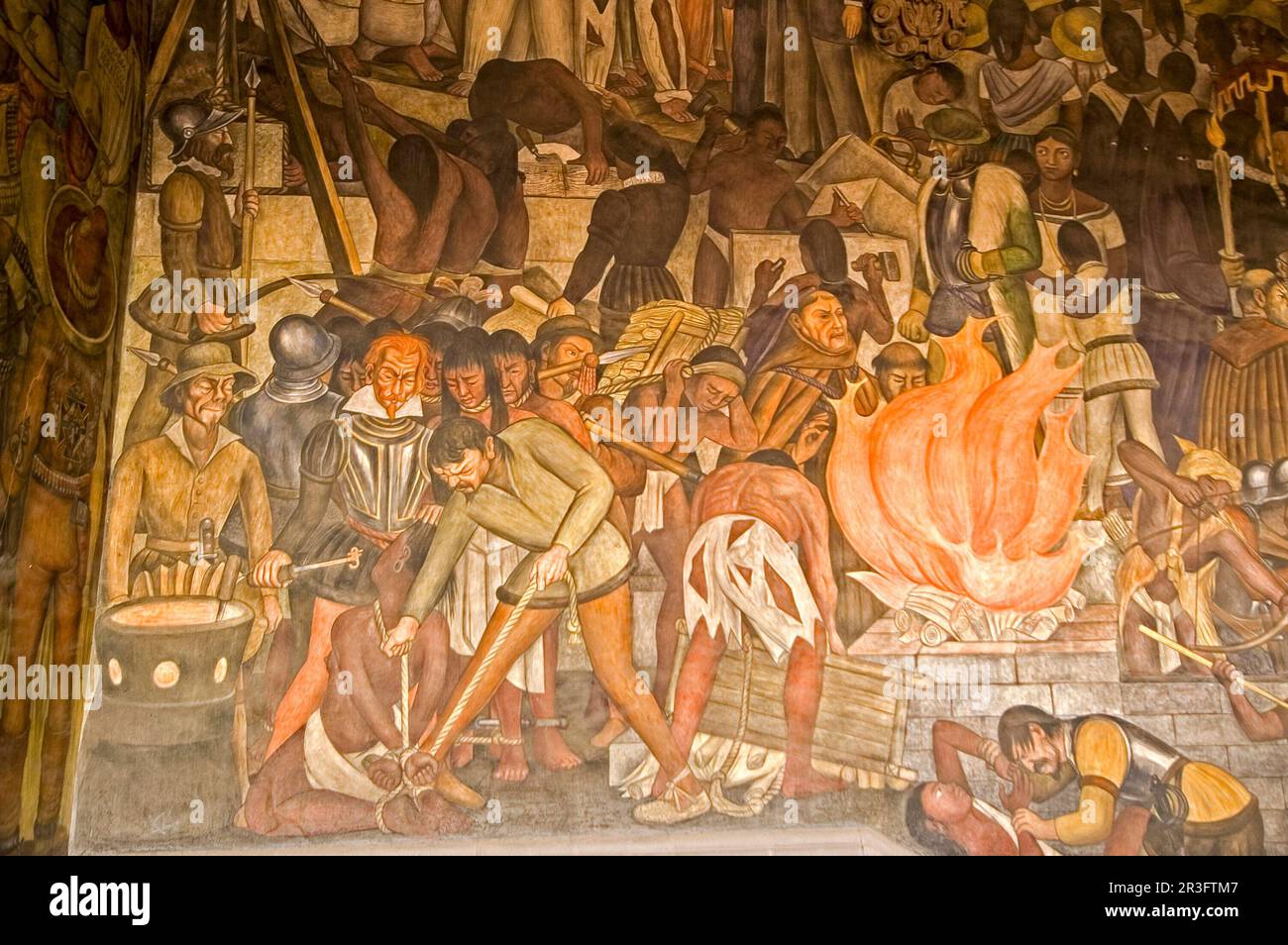 Diego Rivera Mexico Centro Historico 220 Diego Rivera Mural Stock