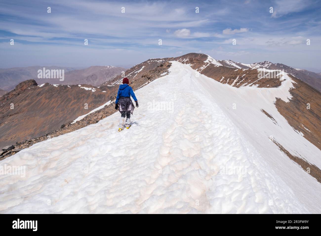 Ighil M'Goun, 4,071 meters, Atlas mountain range, morocco, africa Stock ...
