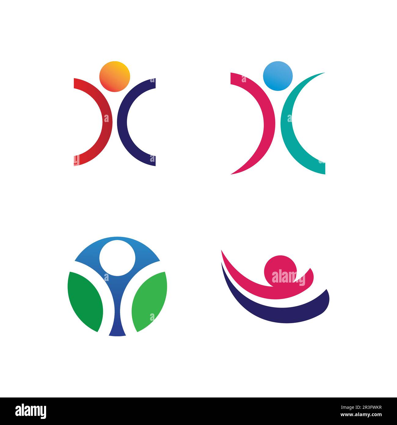 succes logo team work brand and business logo, vector community, unity ...