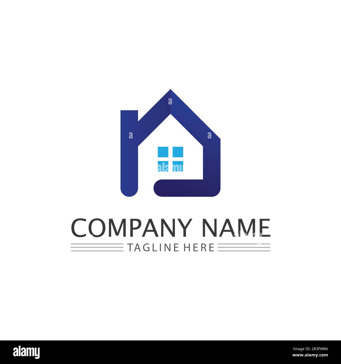 house and Real estate and home buildings vector logo icons template ...