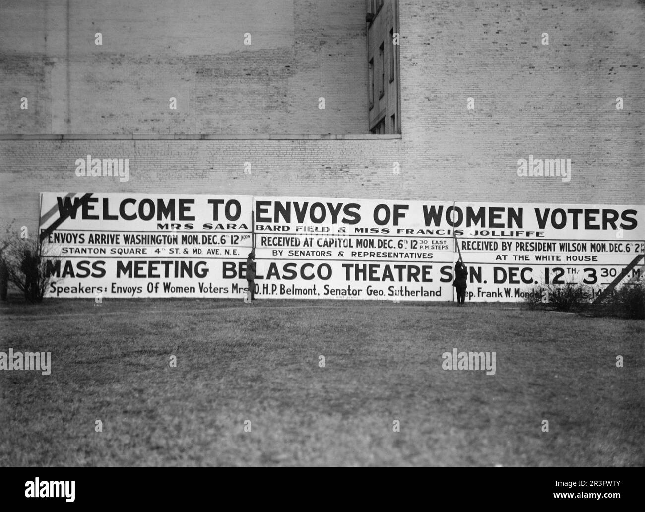 Woman suffrage banner hi-res stock photography and images - Alamy