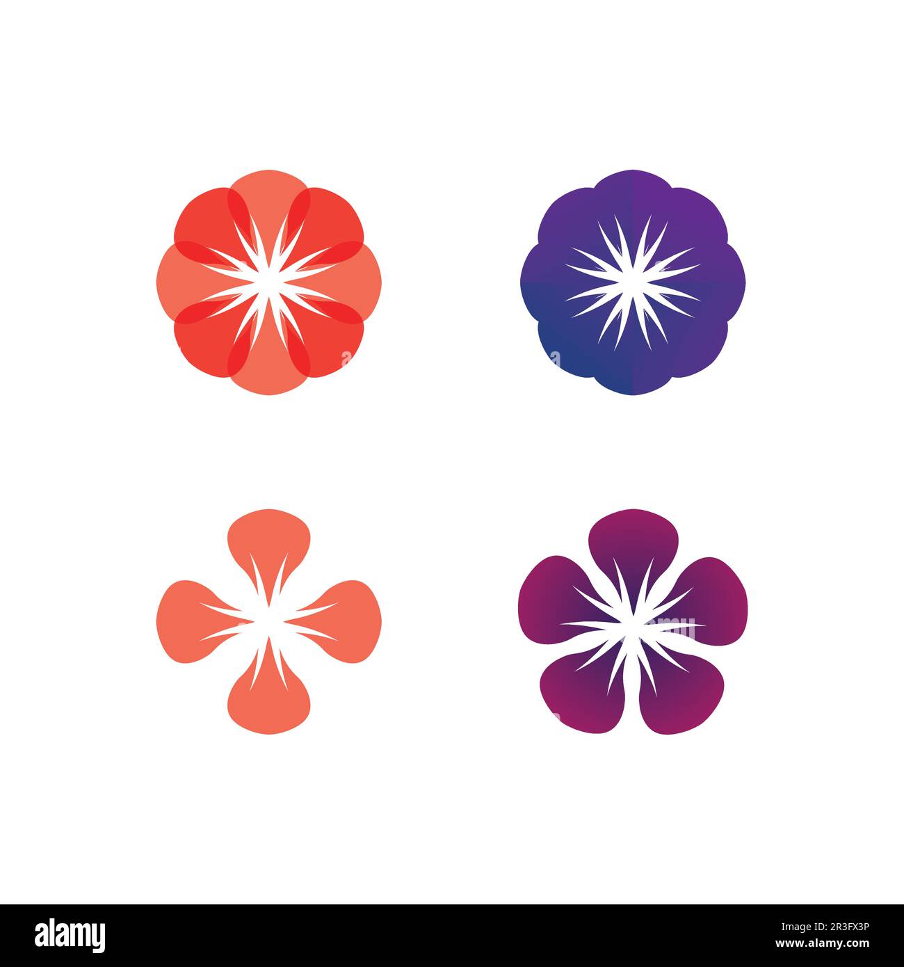 flower vector icon design template illustration Stock Vector Image ...