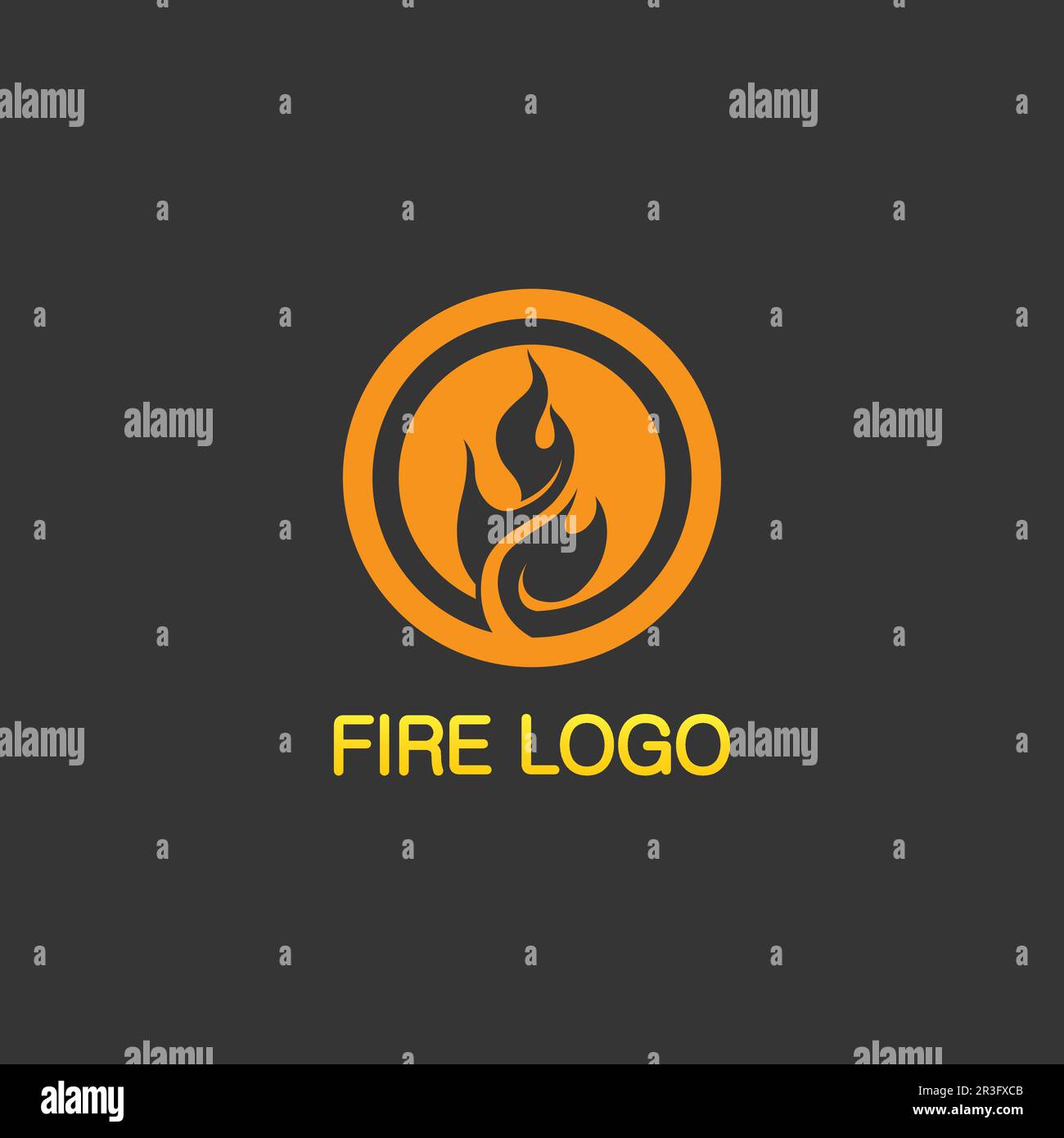 fire logo and icon, hot flaming element Vector flame illustration ...